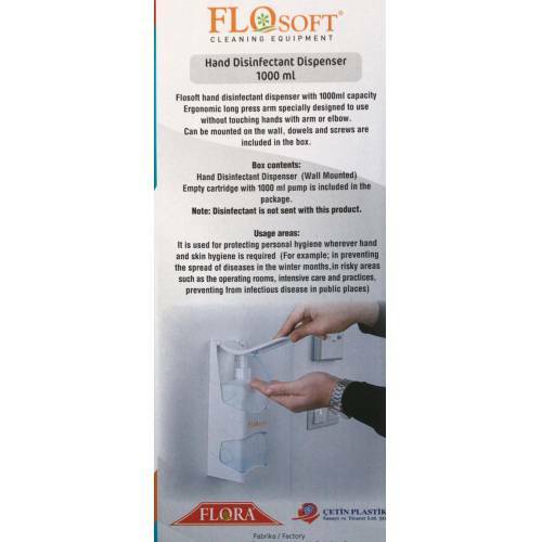 Flo-soft Pumped Disinfectant Machine Dispenser 1000 Ml