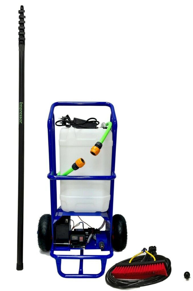 25l Wfp Trolley & "impressor Gs" Water Fed Pole Window Cleaning System ...