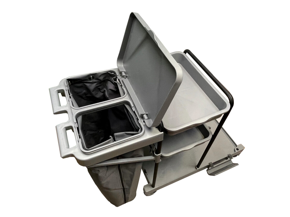 Eco Mini Housekeeping Cleaning Trolley On Wheels Mini Multi-Purpose ...